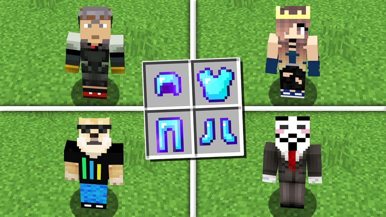 The last player to die gets OP Minecraft armor...