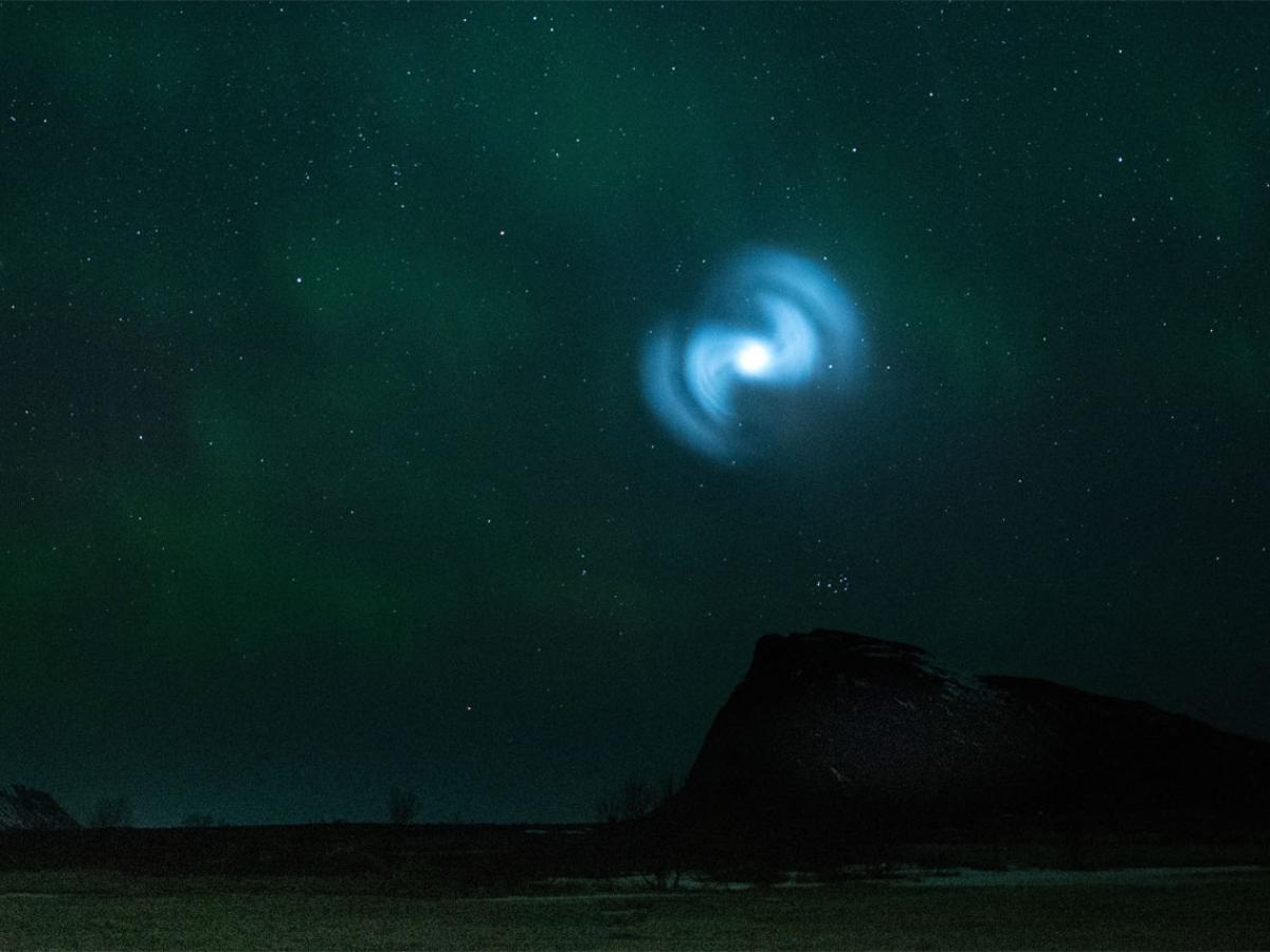 Why a Rocket Launch Painted a Swirl Over Massachusetts