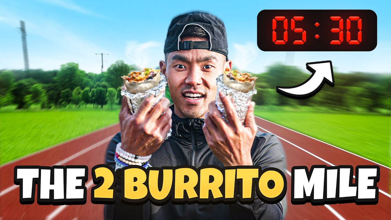 Running a Mile After Eating 2 Massive Chipotle Burritos
