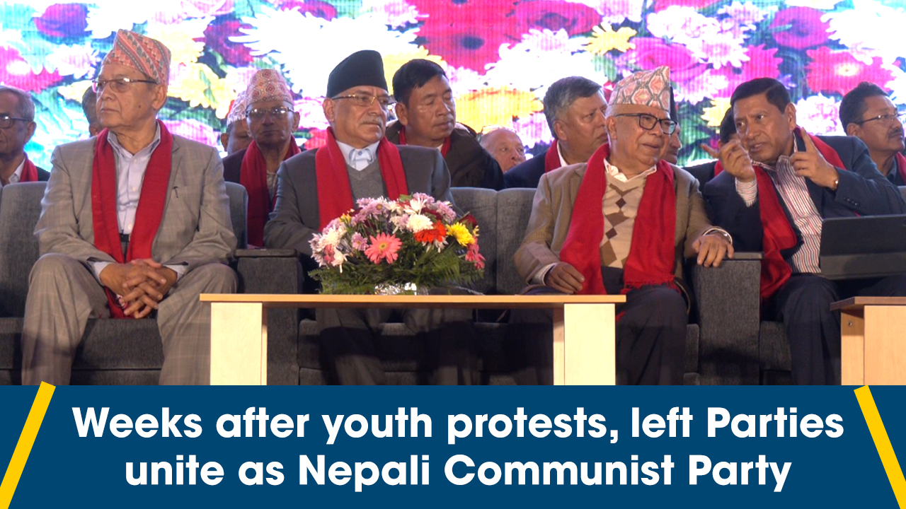 Weeks after youth protests, left Parties unite as Nepali Communist Party