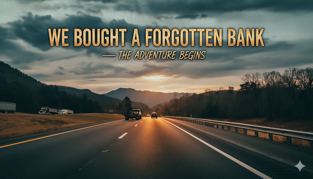 We Bought a Forgotten Bank — The Adventure Begins