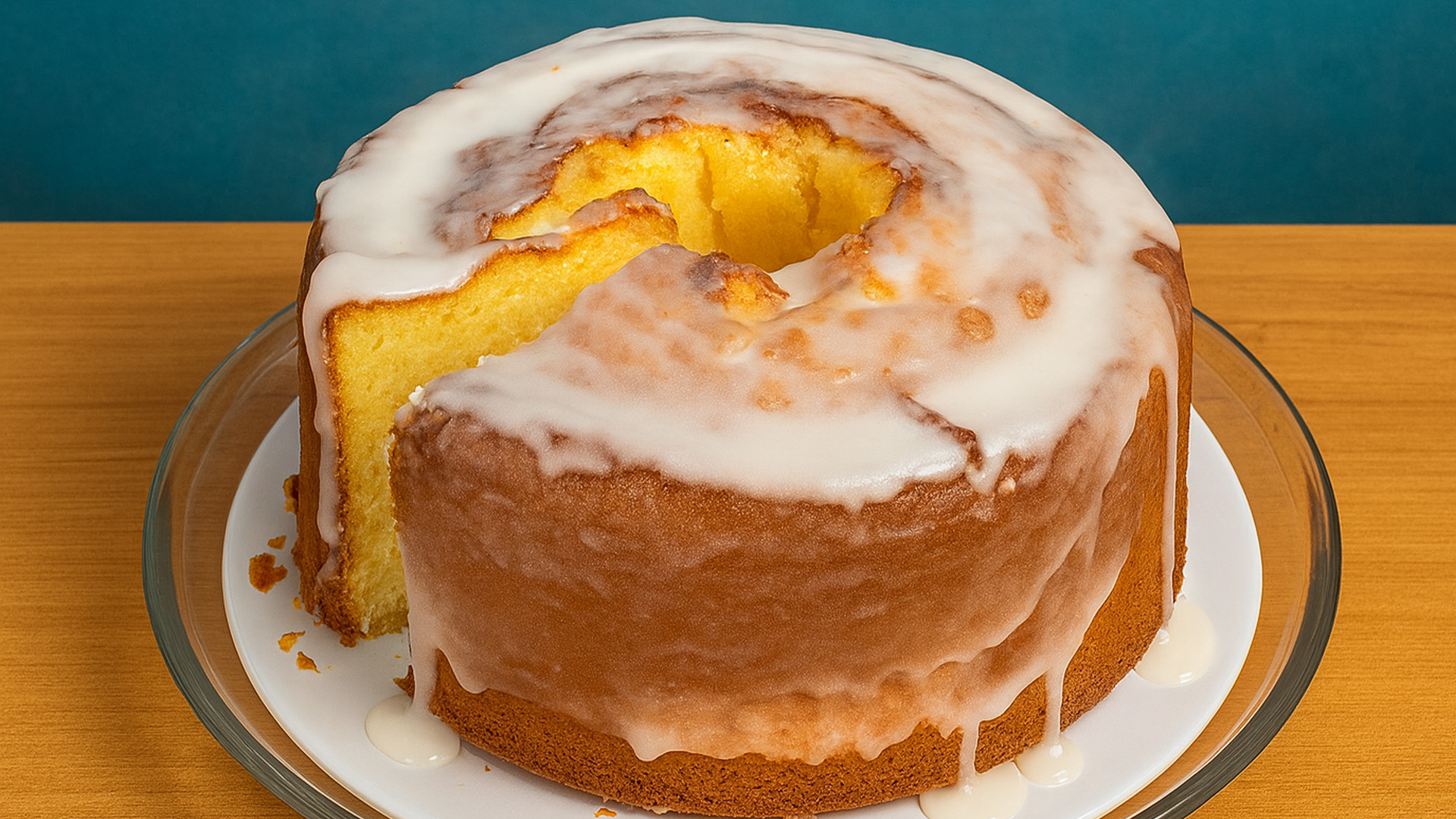 How to Make Lemon Iced Pound Cake
