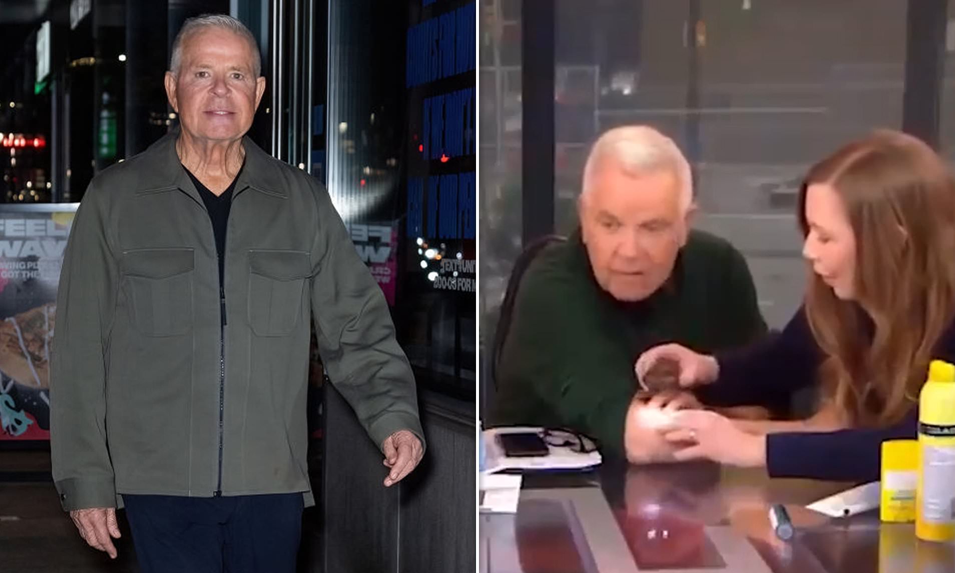 TV host's jaw drops as he discovers he has skin cancer live on-air ...