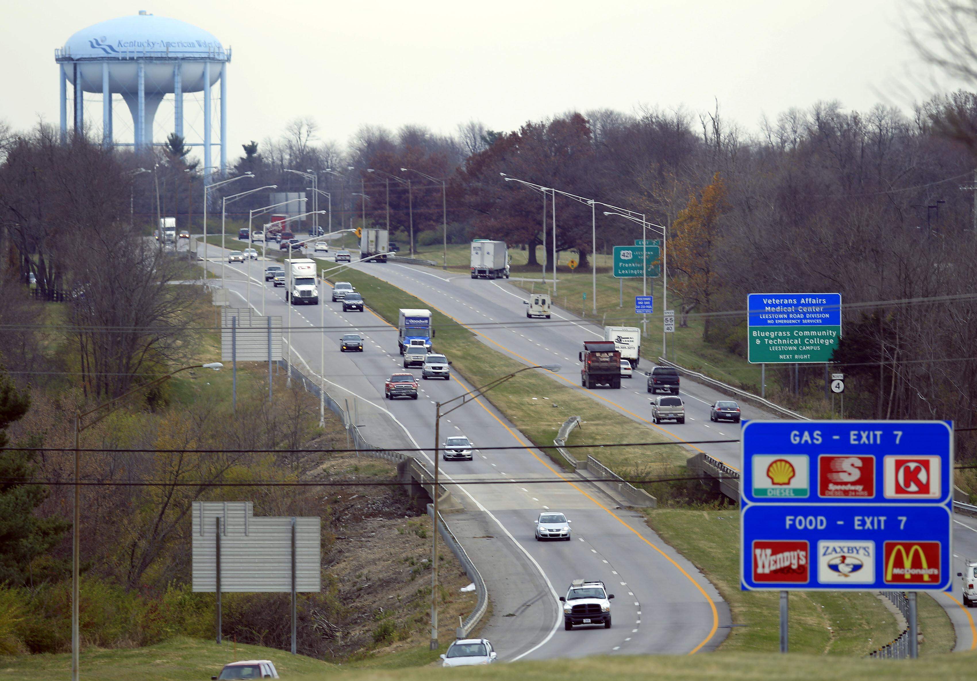 New Circle ramps onto busy Lexington road reopen early. The work isn't ...