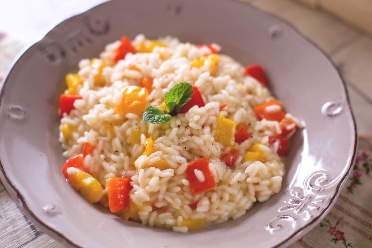 Bell Pepper Risotto