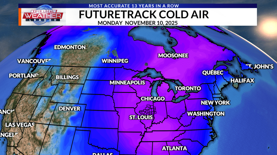 WEATHER NOW: A taste of winter is coming soon
