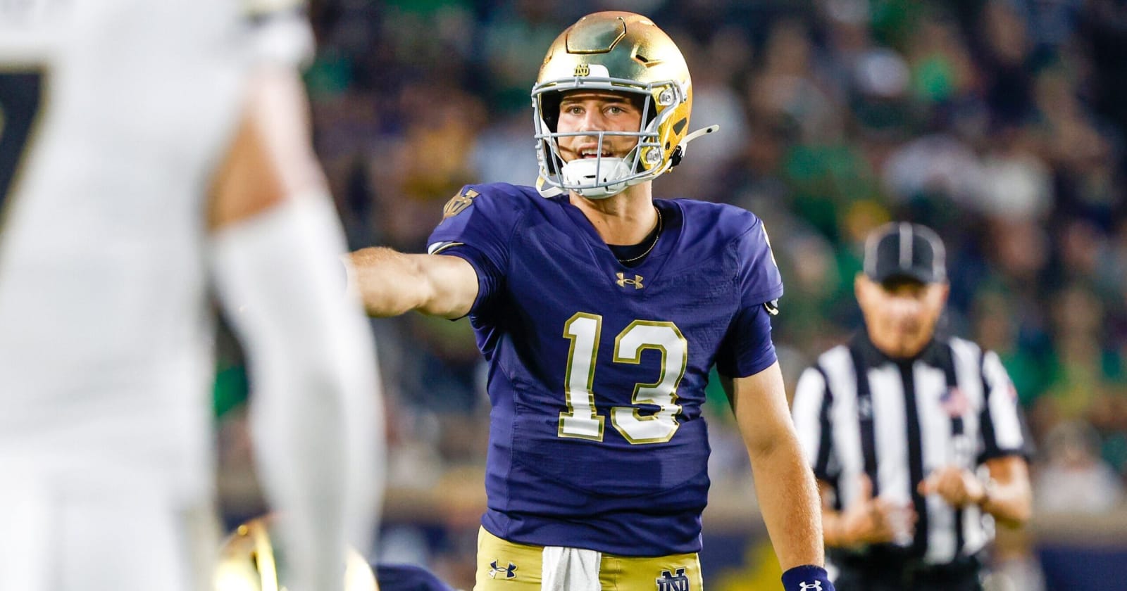 Newsstand: Notre Dame QB CJ Carr named Shaun Alexander Freshman of the ...