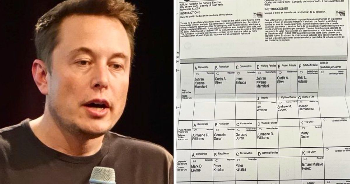 Elon Musk Sparks Outrage After Calling New York Ballot a ‘Scam’, Learns About Fusion Voting