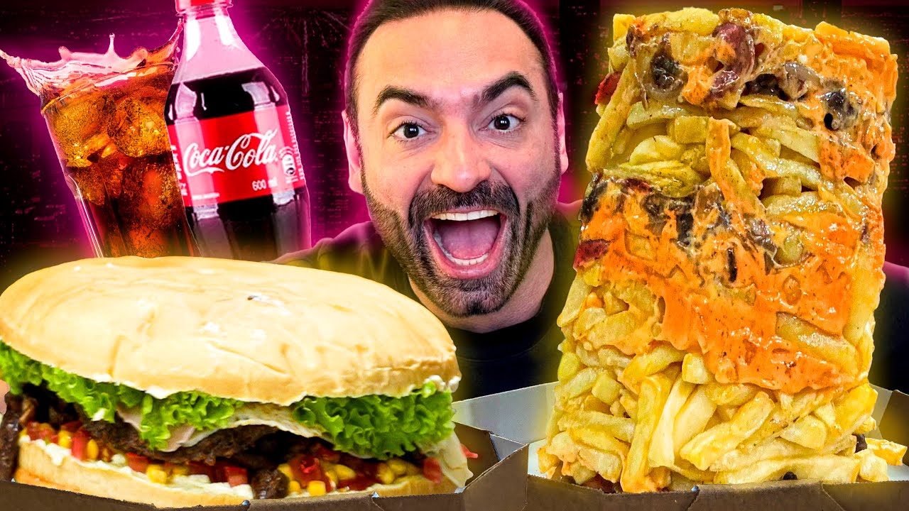 Le SANDWICH de la taille d’un ENJOLIVEUR ! X-CALOTA + TOUR de FRITES