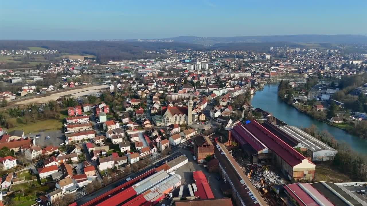 Montbéliard: Drone Views of The French 'City of Princes'.