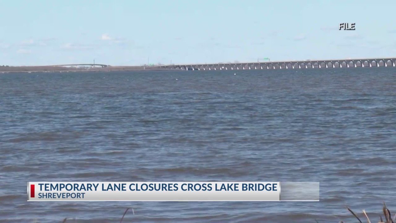 Lane closures announced during project for lighting on Cross Lake Bridge