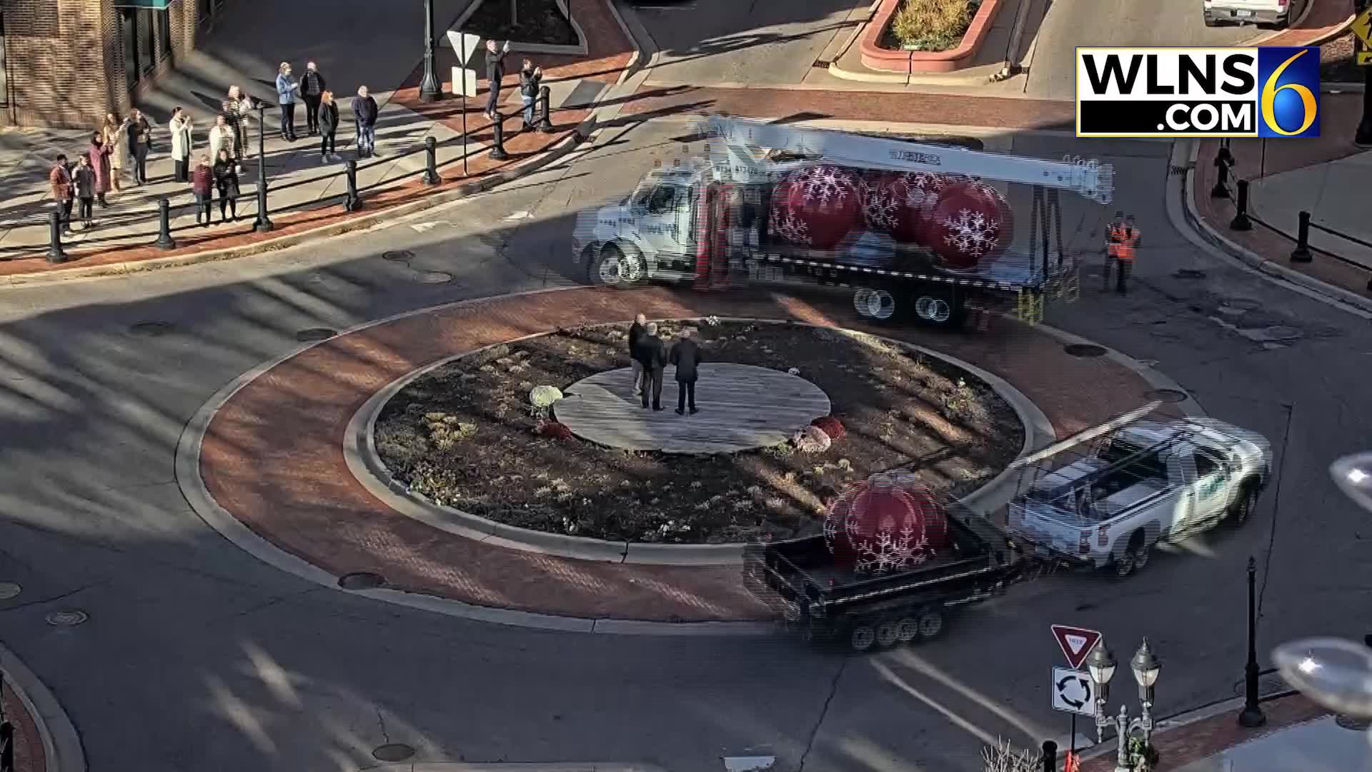 TIME LAPSE: Lansing's holiday ornaments installed downtown to kick off ...