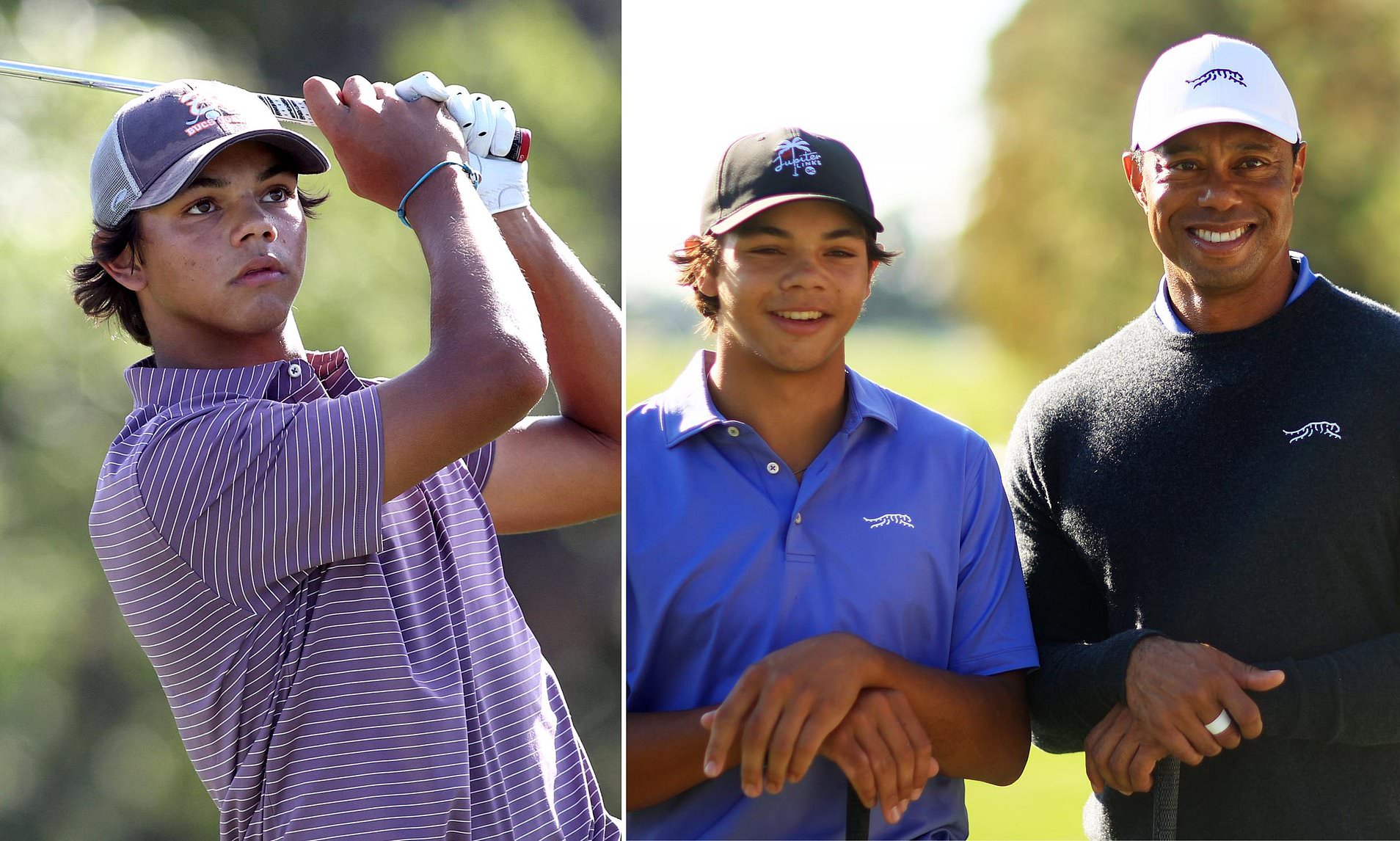 Tiger Woods' son Charlie follows in famous father's footsteps with ...