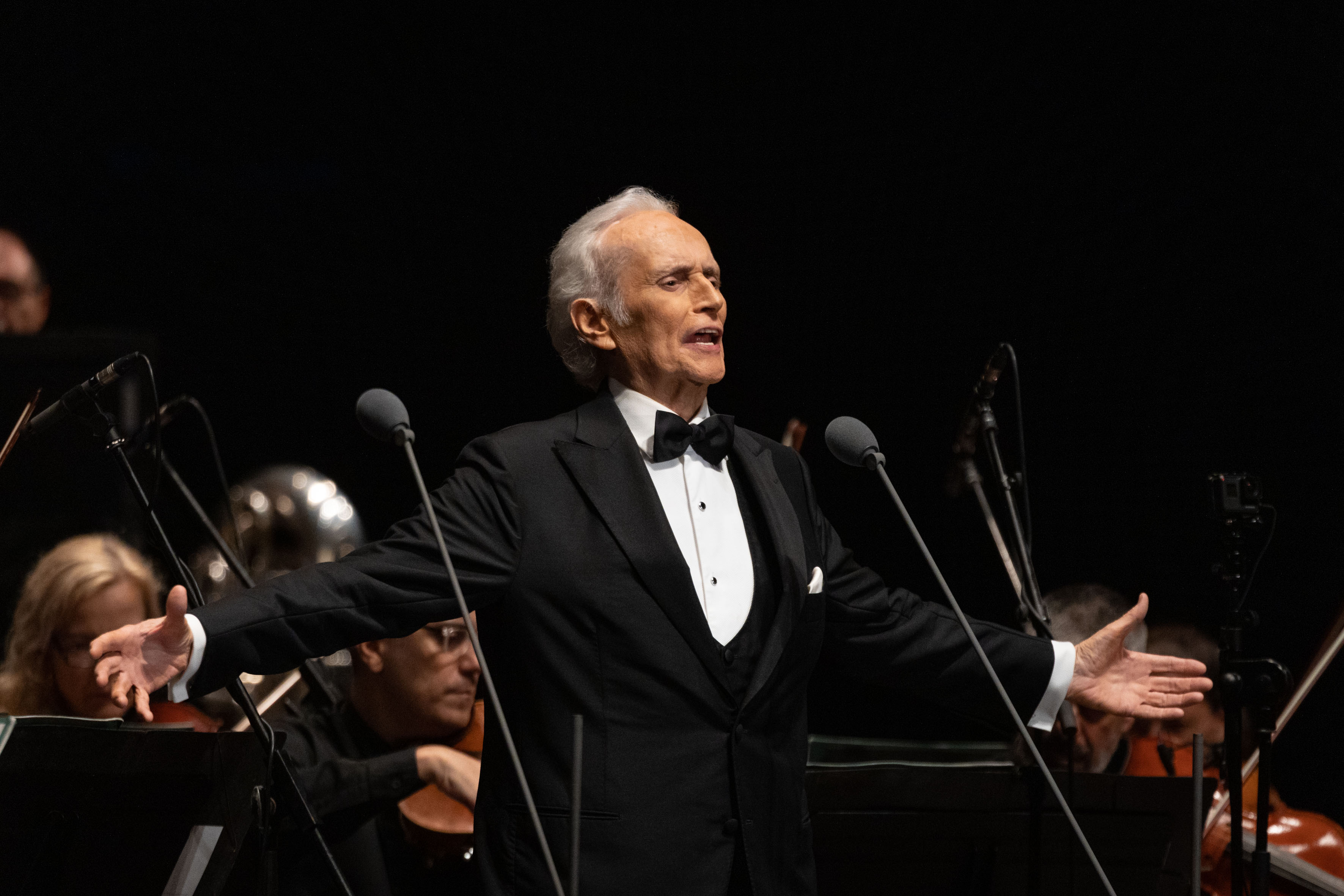 Josep Carreras, tenor catalán, muy cambiado a los 78 años