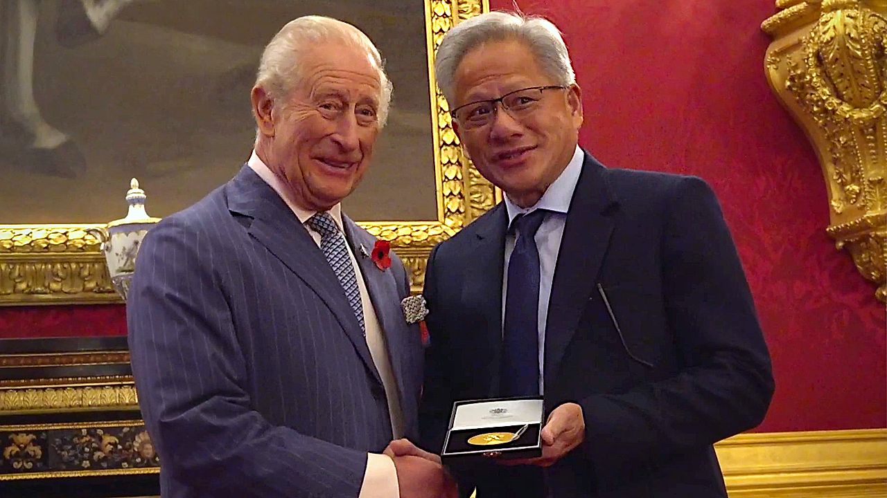 King Charles gives Nvidia CEO letter warning of the dangers of AI