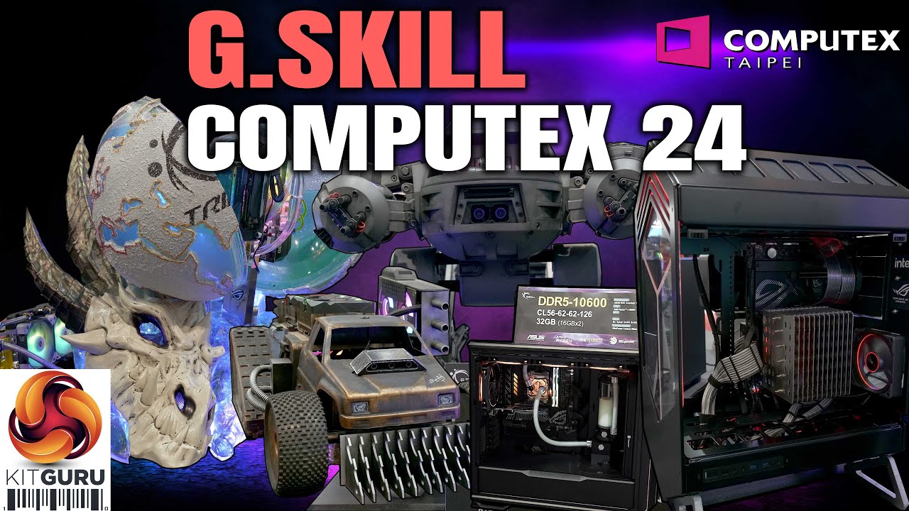 Computex 2024: GSKILL - DDR5 10600 memory, mods and more!