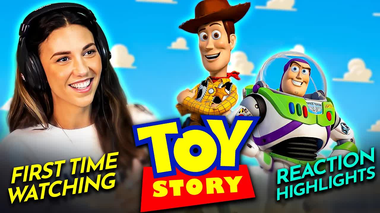 Coby gets animated watching Toy Story (1995) movie reaction first time ...