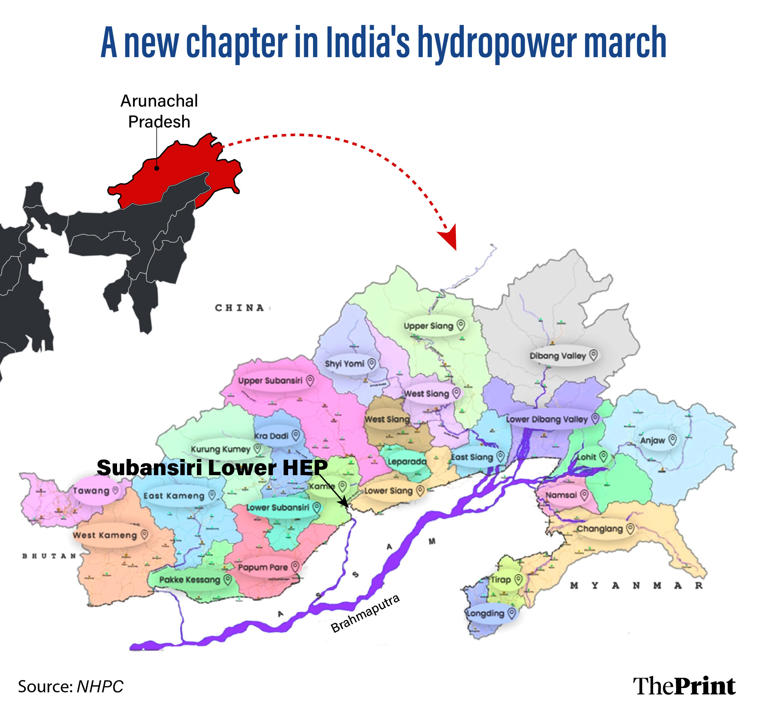 Trial run worth the wait. India’s 2,000 MW power dream takes shape in Arunachal’s Subansiri Lower