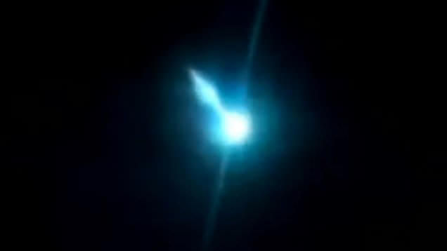 Rare fireball streaks across Russian night skies