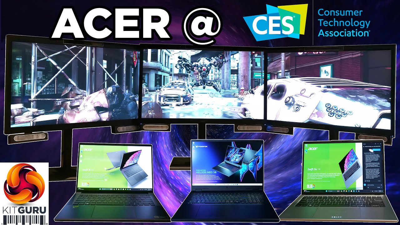 CES 2024: ACER featuring SpacialLabs Technology