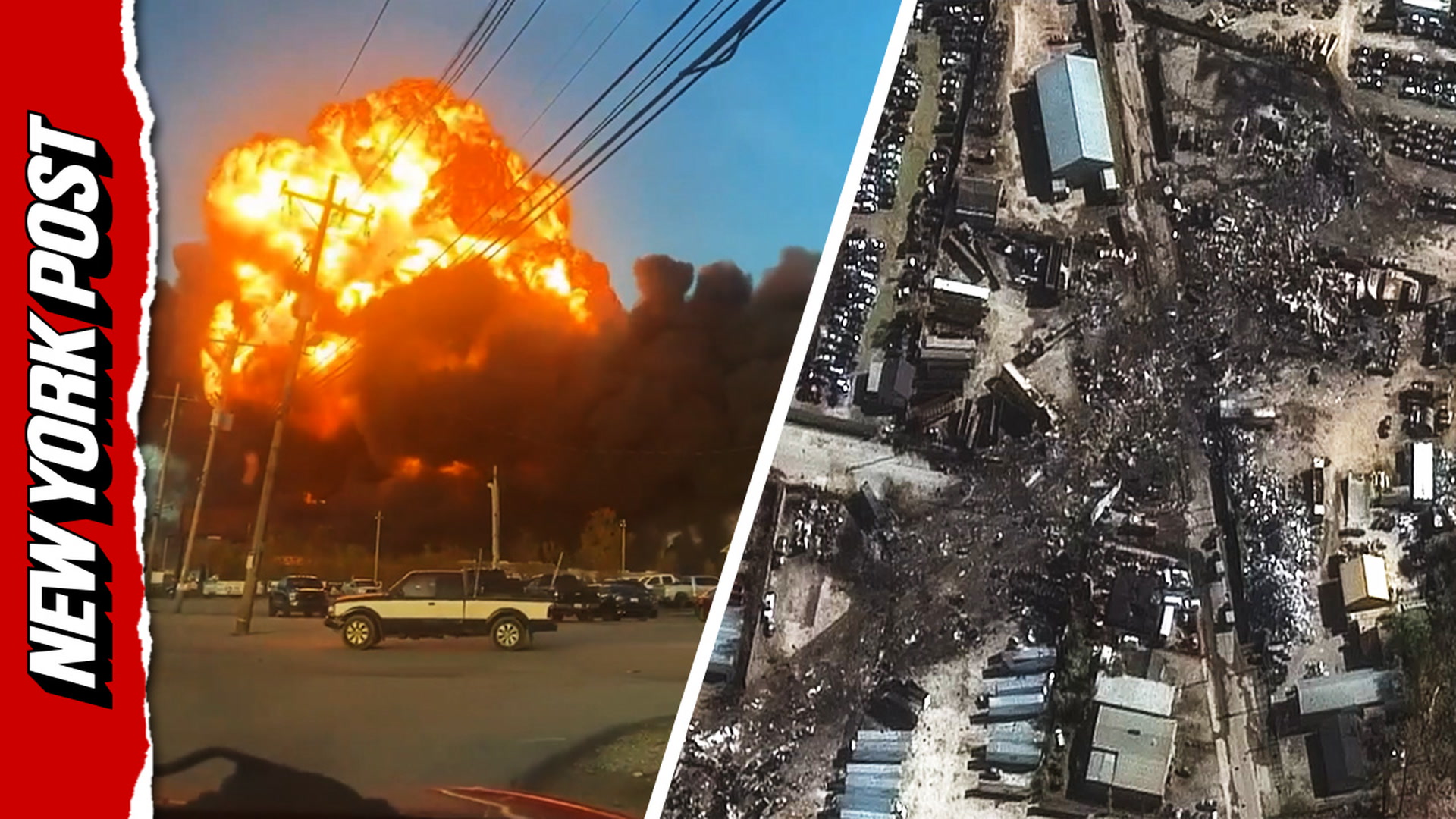 New satellite images show trail of destruction after deadly UPS plane crash