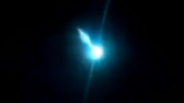 Rare fireball streaks across Russian night skies