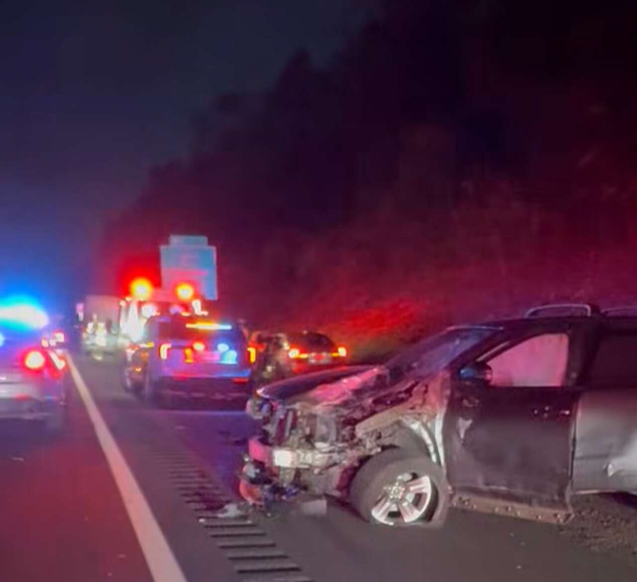 Injuries reported in Middletown 3-car crash on I-91 Thursday, officials say