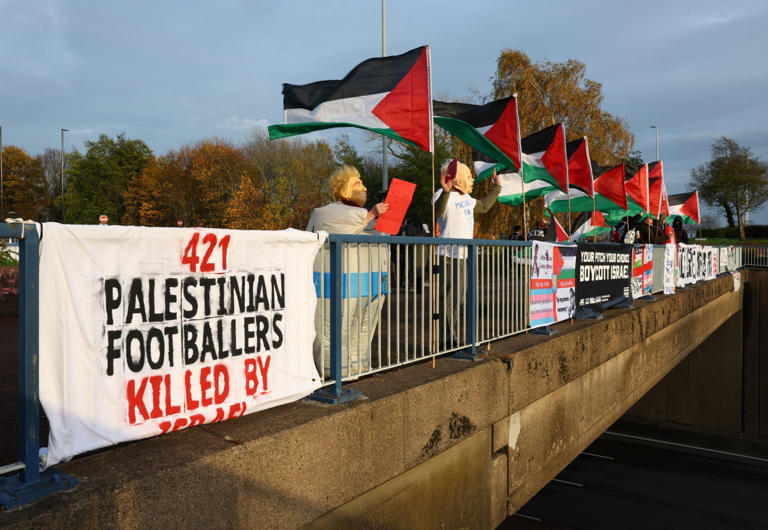 Eleven arrests after pro-Palestine and Israeli activis
