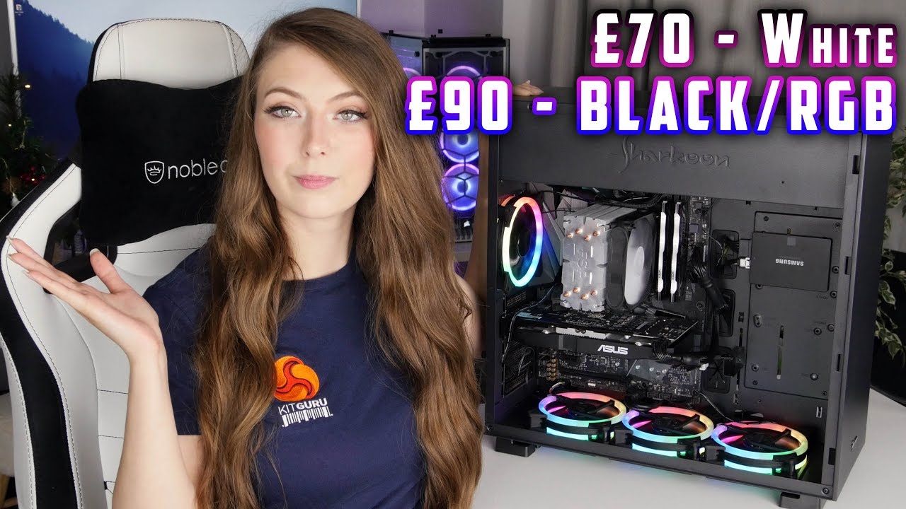 Sharkoon Pure Steel midi ATX review - white (£70) or black with RGB (£90)