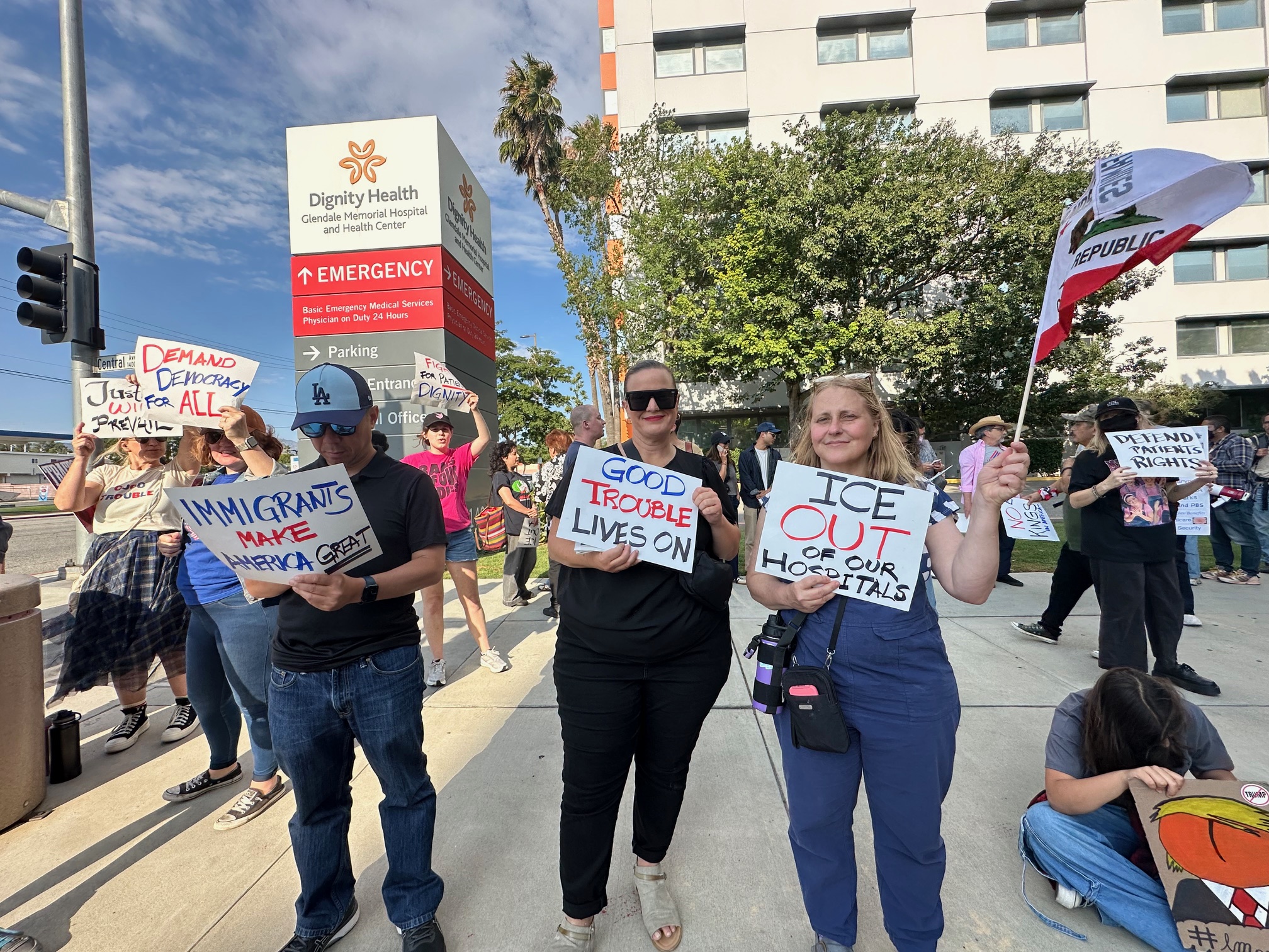 El ICE puede estar en el hospital con un paciente bajo custodia, pero ...