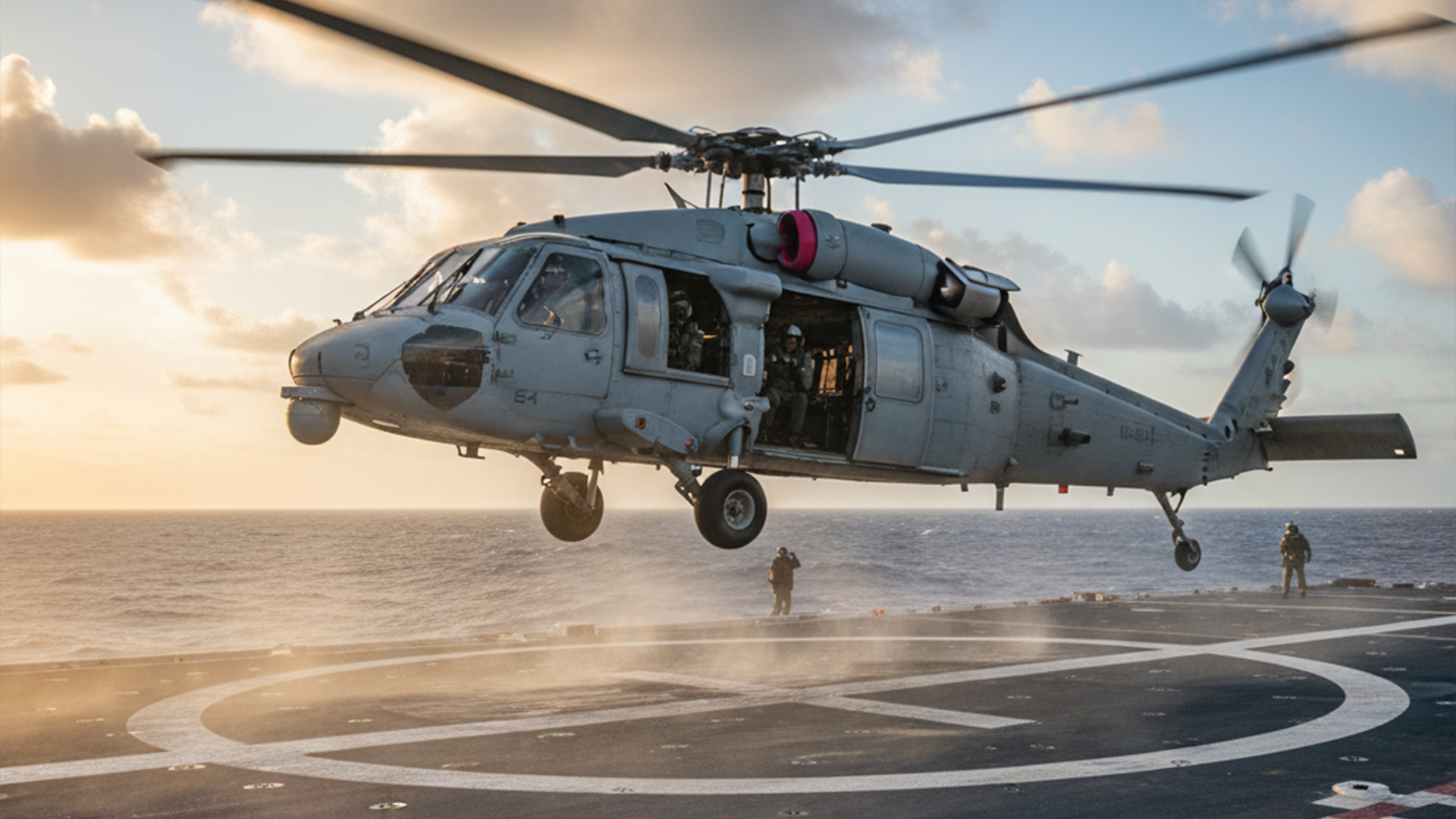 US Navy Helicopter Flight Deck Operations