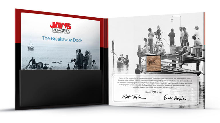 Extremely Rare Jaws Book Includes A Piece Of The Blockbuster Film's Set ...