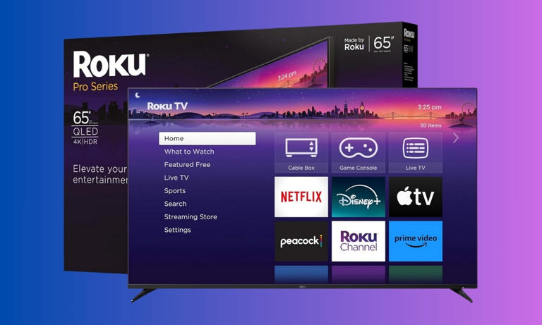 Roku 65-Inch Pro Series 4K QLED TV Drops to $599 in 50% Off Amazon Deal