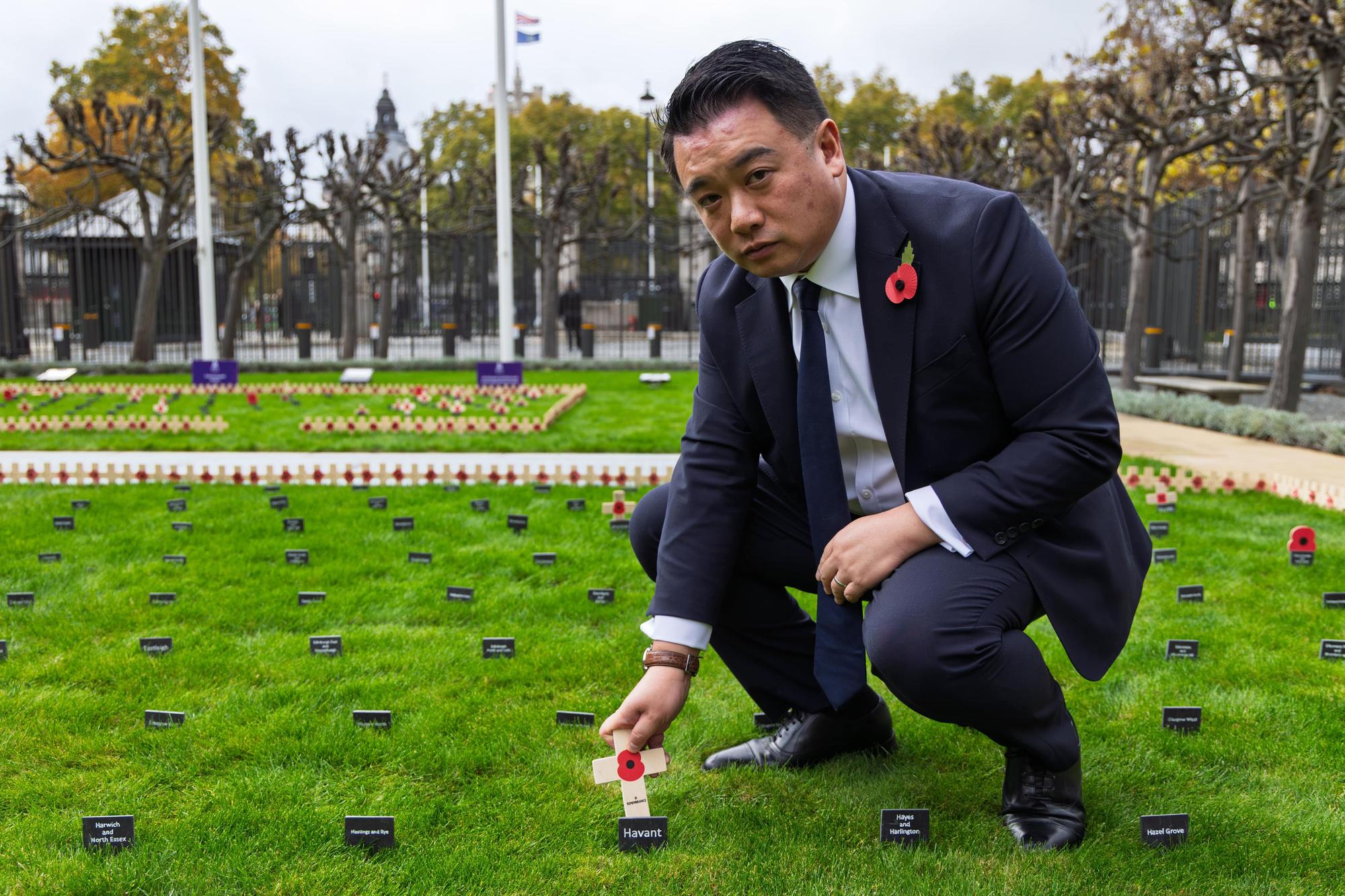 MP Alan Mak plants cross in Parliament's 2025 Garden of Remembrance to ...