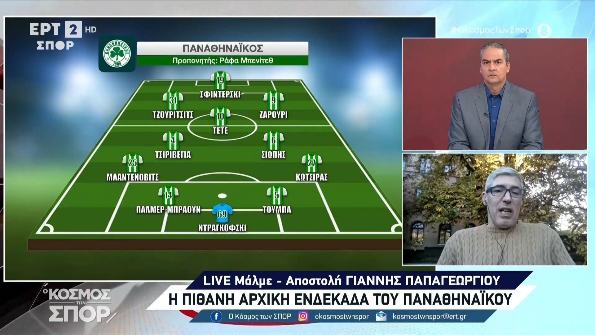 Μάλμε - Παναθηναϊκός | Η πιθανή ενδεκάδα του Ράφα Μπενίτεθ