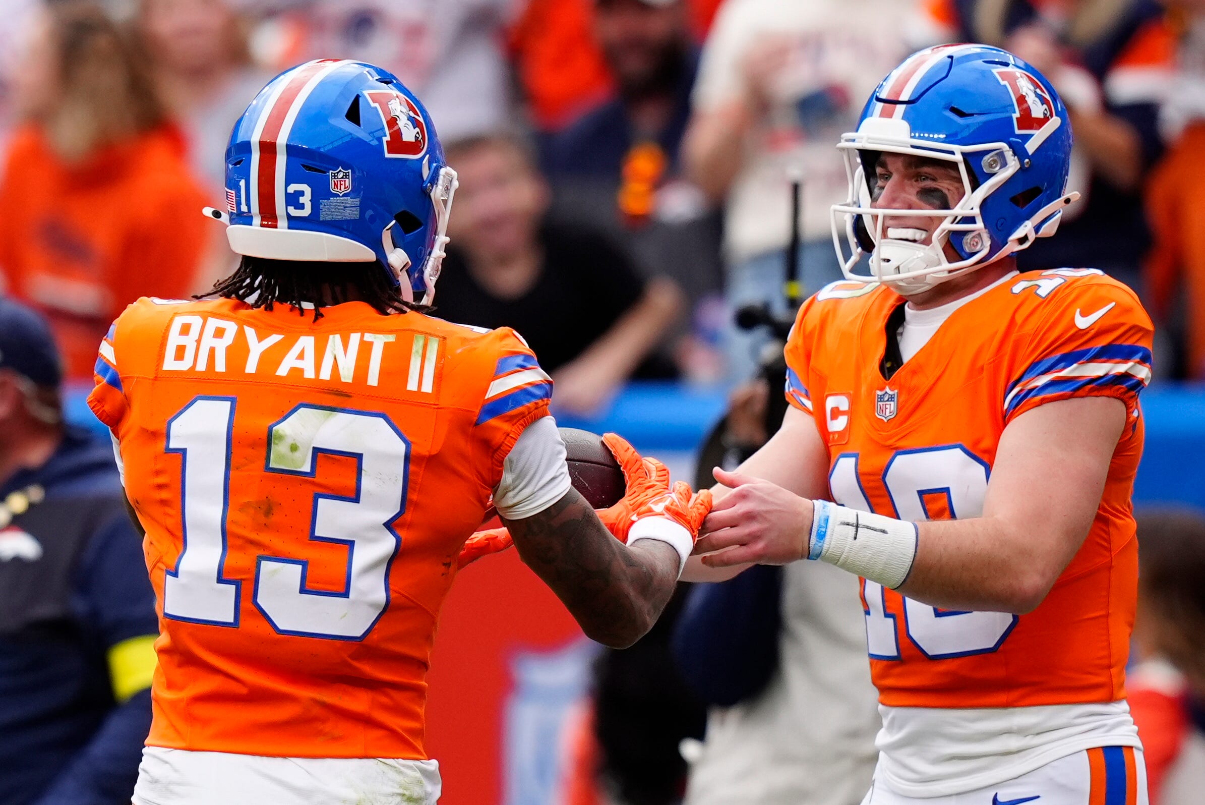 Bo Nix has been saving touchdown footballs for rookies