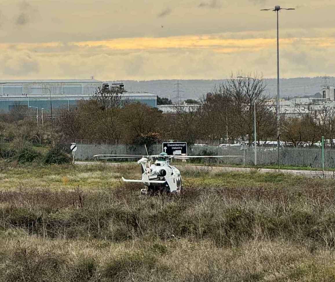Air ambulance called to A249 Brielle Way on Sheppey after accident ...