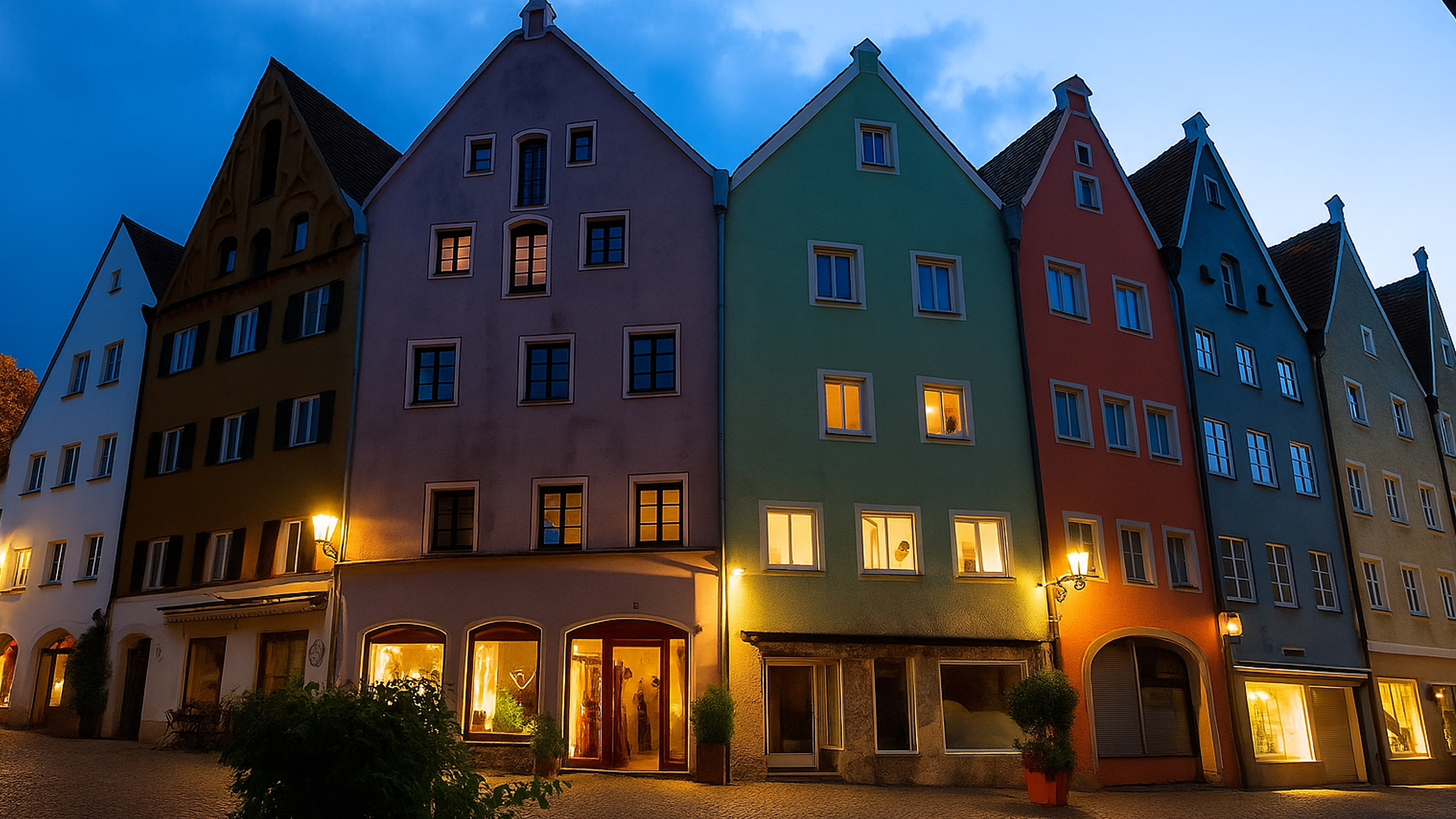 A Peaceful Evening in Füssen, Germany After the Rain