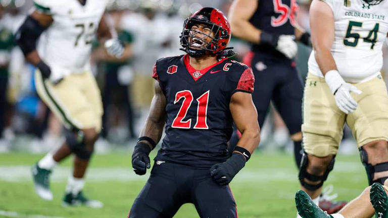 San Diego State football team loses defensive leader to injury