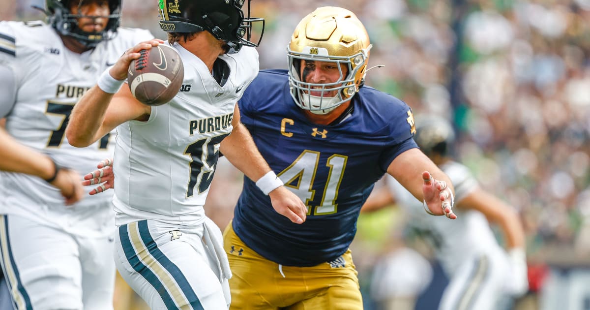 Notre Dame football injury update: Key defensive player OUT for Navy
