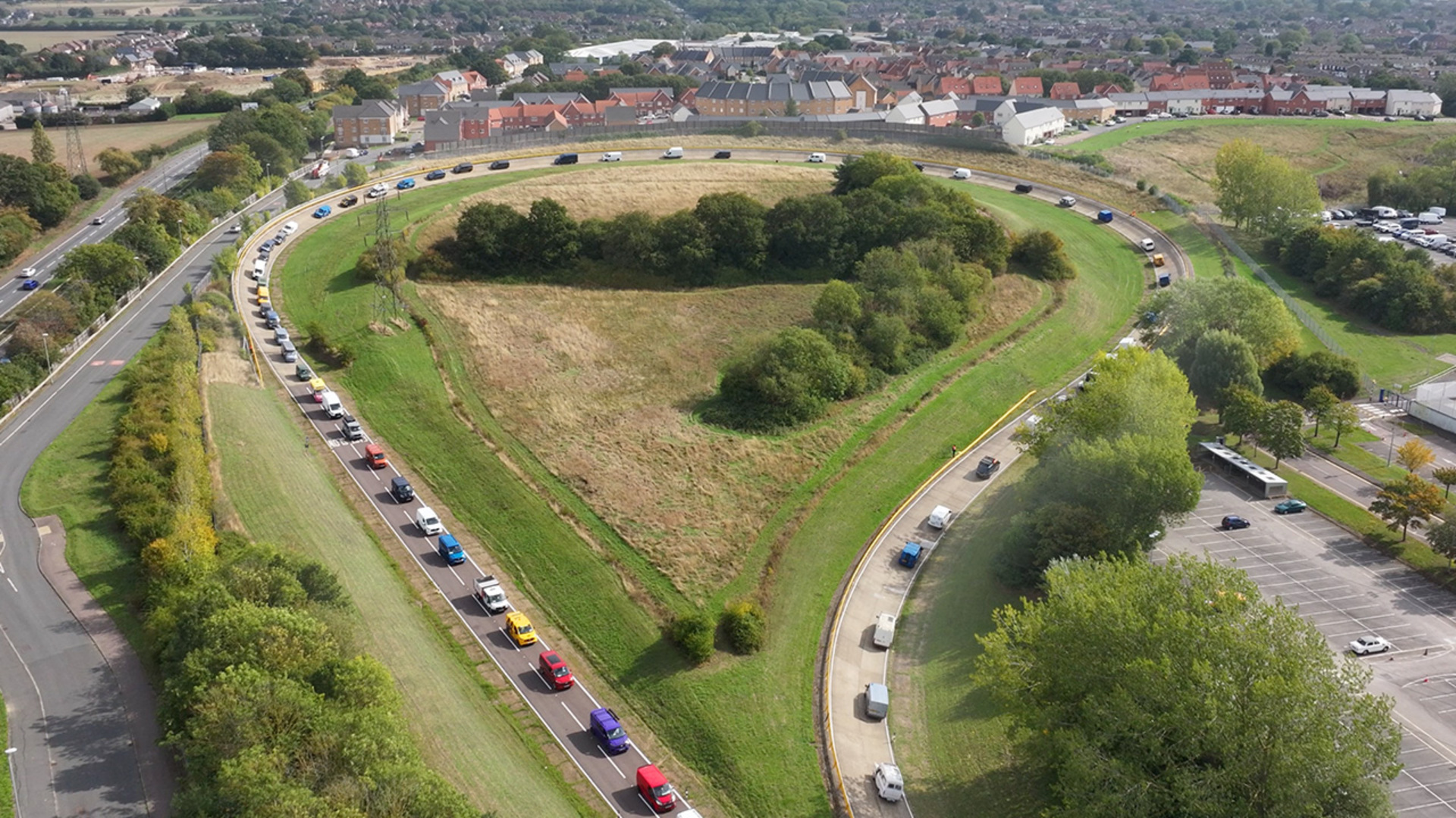 Largest parade of vans - 201 by Ford Motor Company