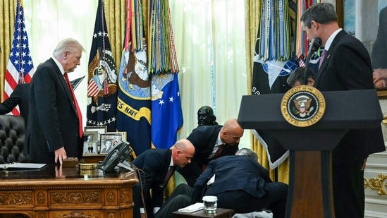 Did Novo Nordisk executive faint in Oval Office? Company clarifies amid ...