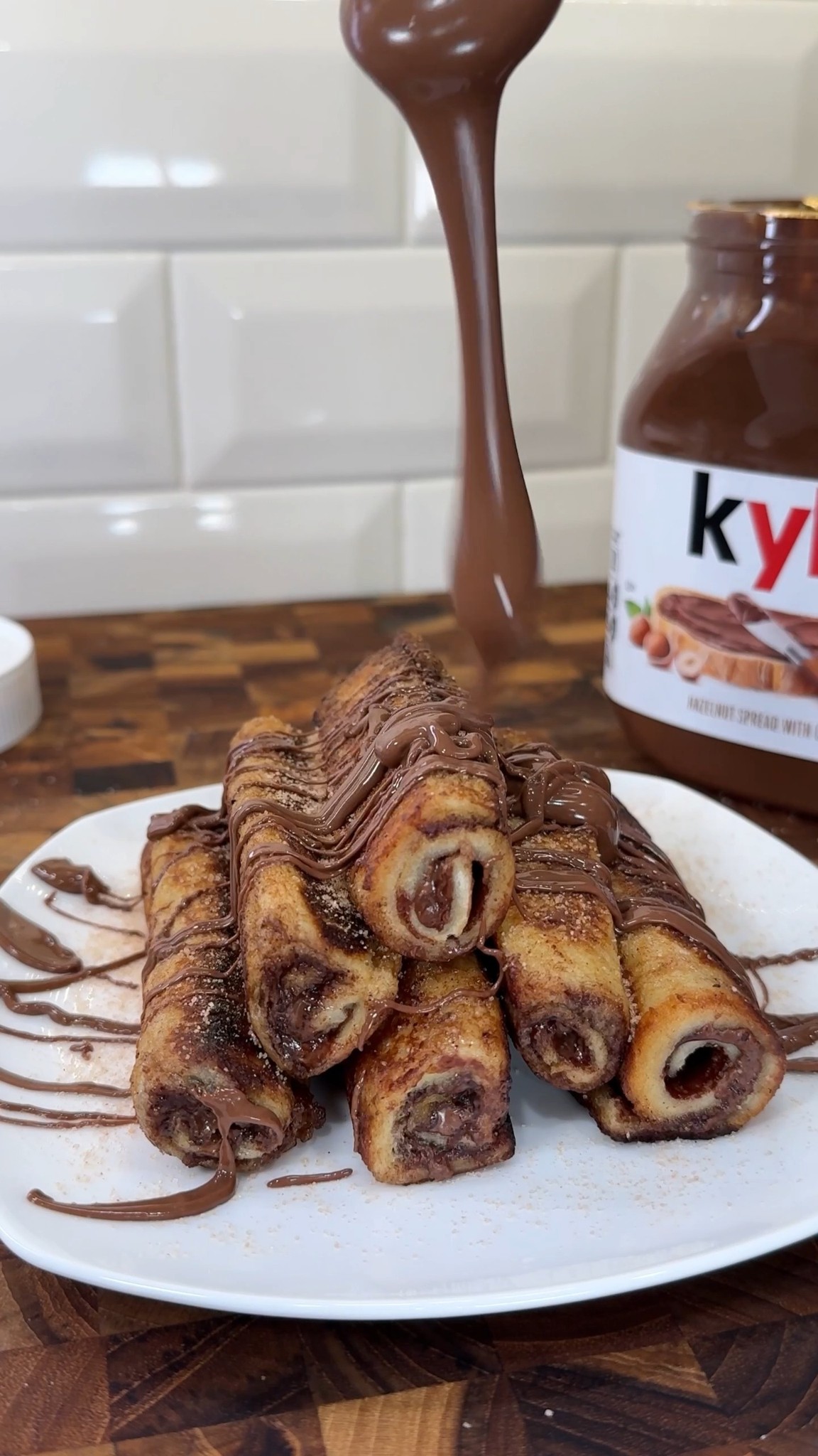 Nutella French toast sticks
