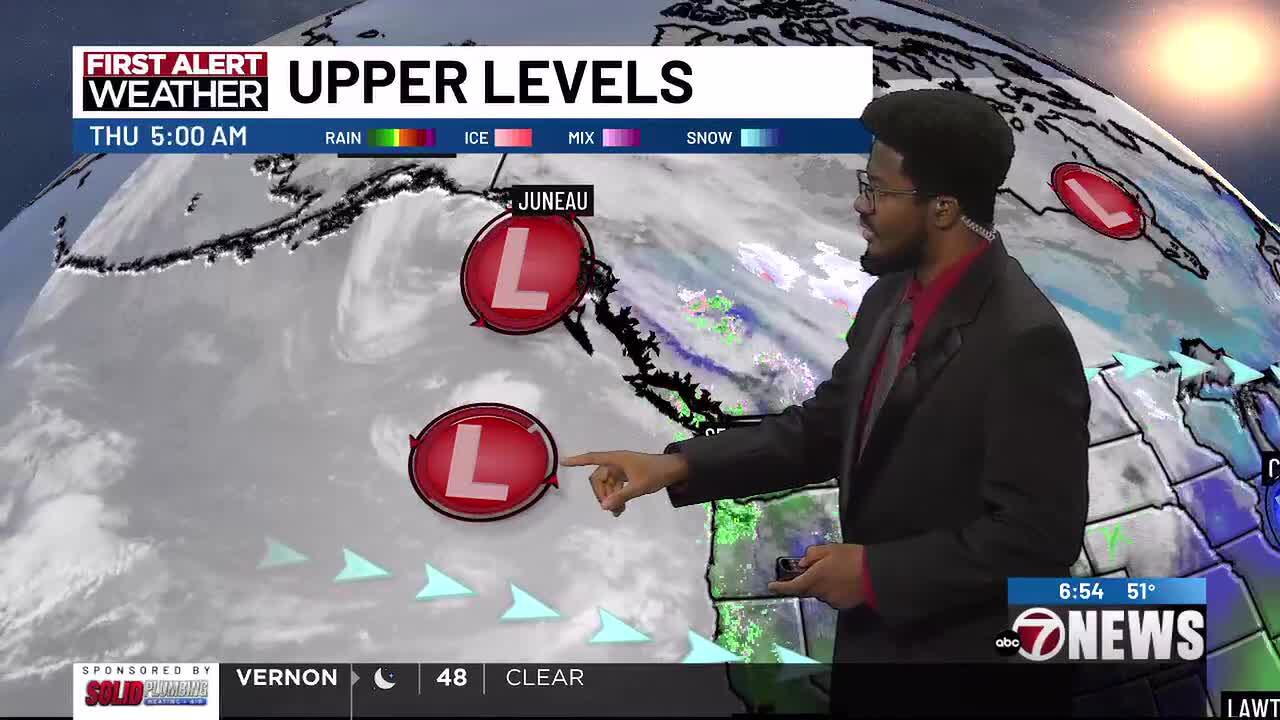 Ending the week with above average temps and no precipitation; strong ...