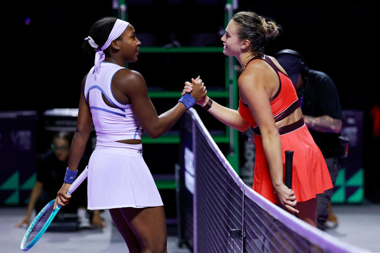Aryna Sabalenka vs. Coco Gauff WTA Finals highlights, results, bracket ...