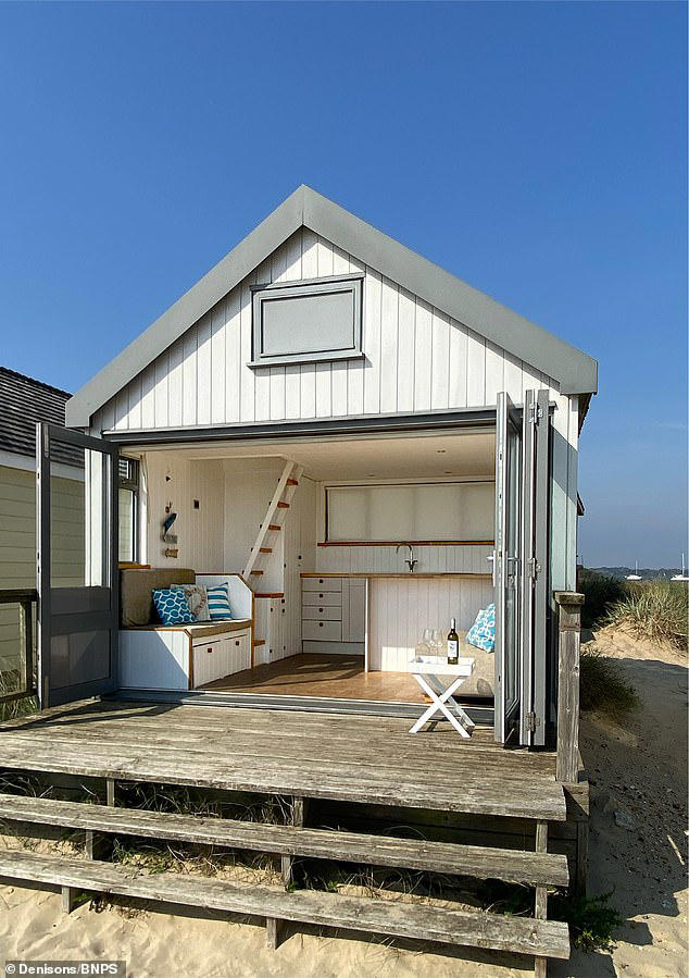 Luxurious beach hut on one of Britain's most picturesque coasts goes on ...