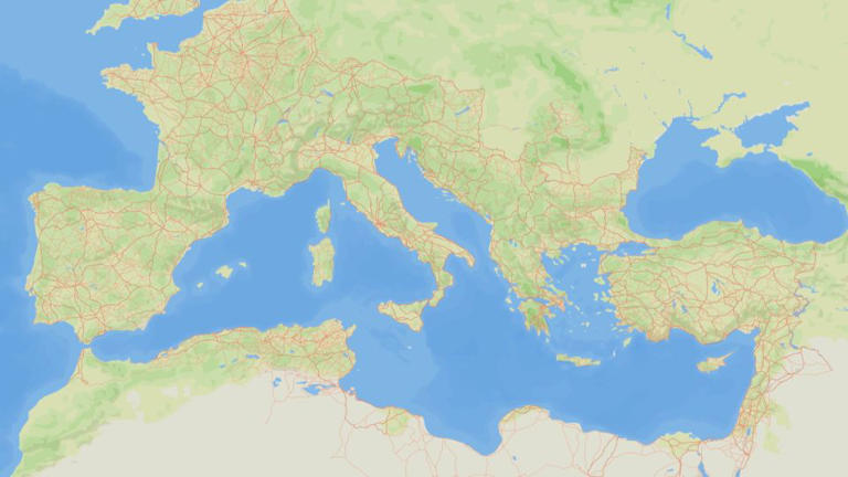 Stunning map of ancient roads will give you a good reason to think ...