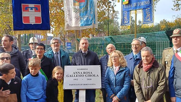 Torino dedica un giardino ad Anna Rosa Gallesio Girola, prima donna ...