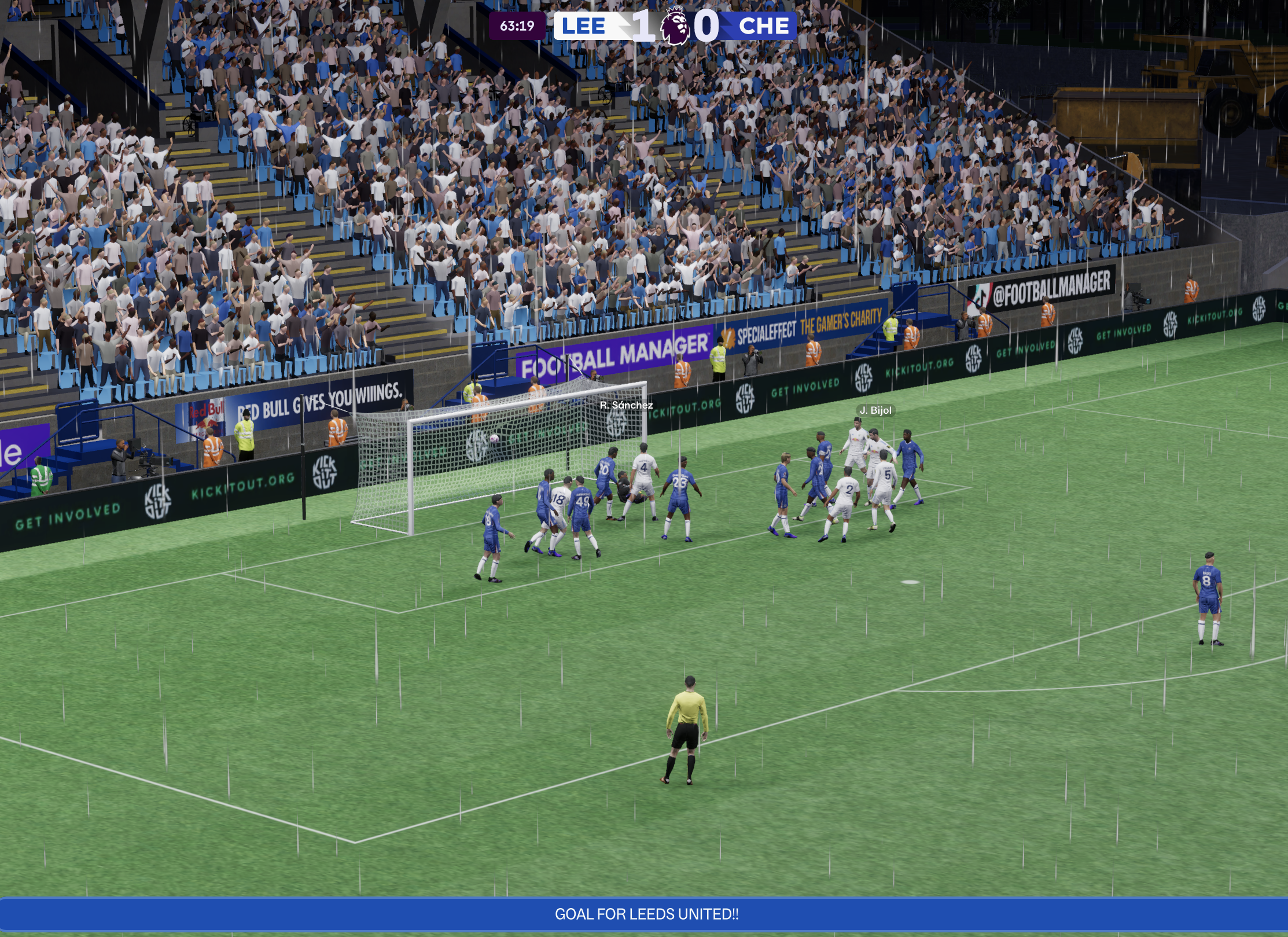 Leeds United's next 5 Premier League games predicted by FM26 with ...