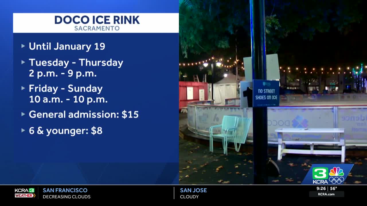 DOCO ice rink opens for the season in Sacramento